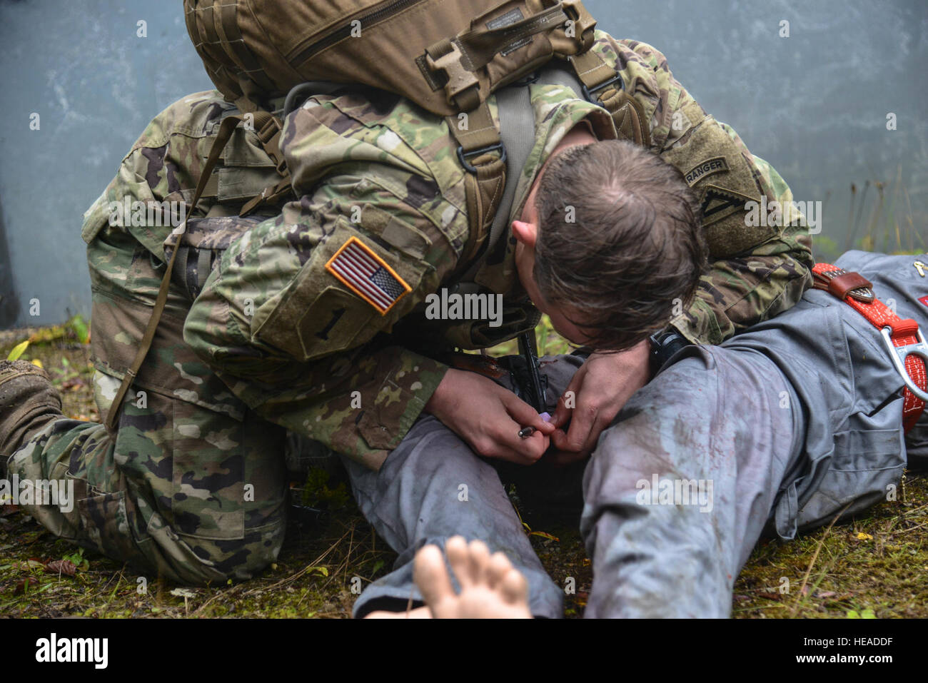 A U.S. Soldier, assigned to the 1st Battalion, 4th Infantry Regiment ...
