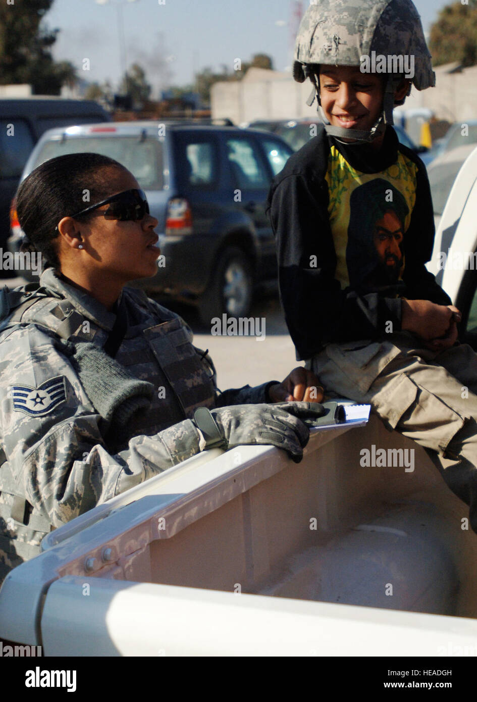 Staff Sgt. Porscha Howard, a chaplain’s assistant with the 732nd Air ...