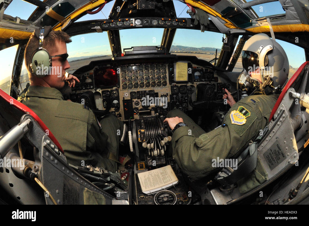 Capt. Nate Mueller, 20th Bomb Squadron aircraft commander, and 1st Lt ...