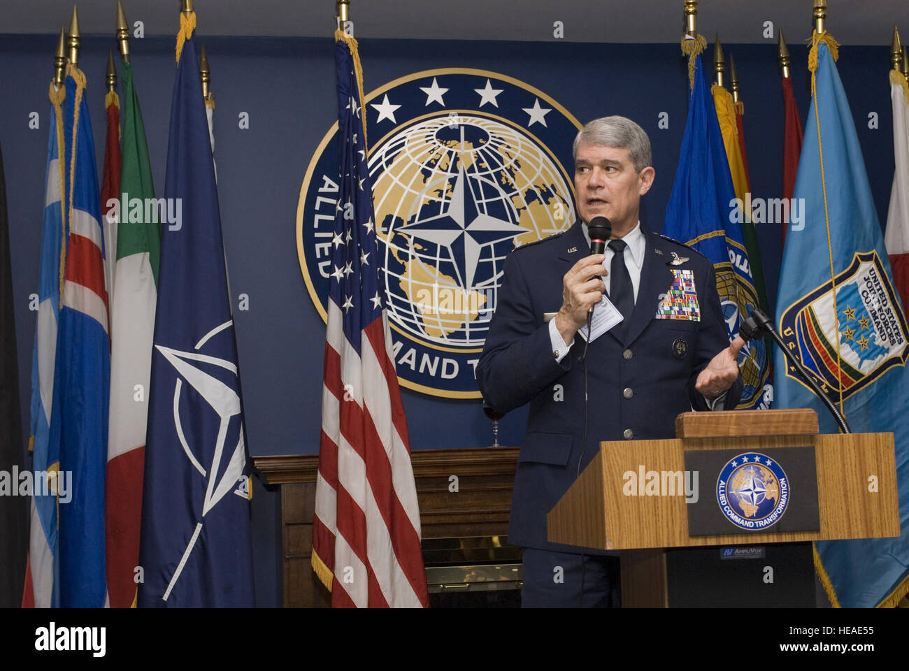 Supreme allied commander transformation hi-res stock photography and ...