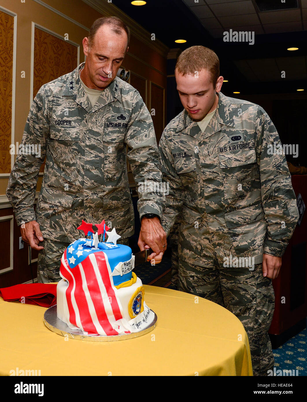 U.S. Air Force Maj. Gen. John Cooper, Headquarters Air Combat Command ...