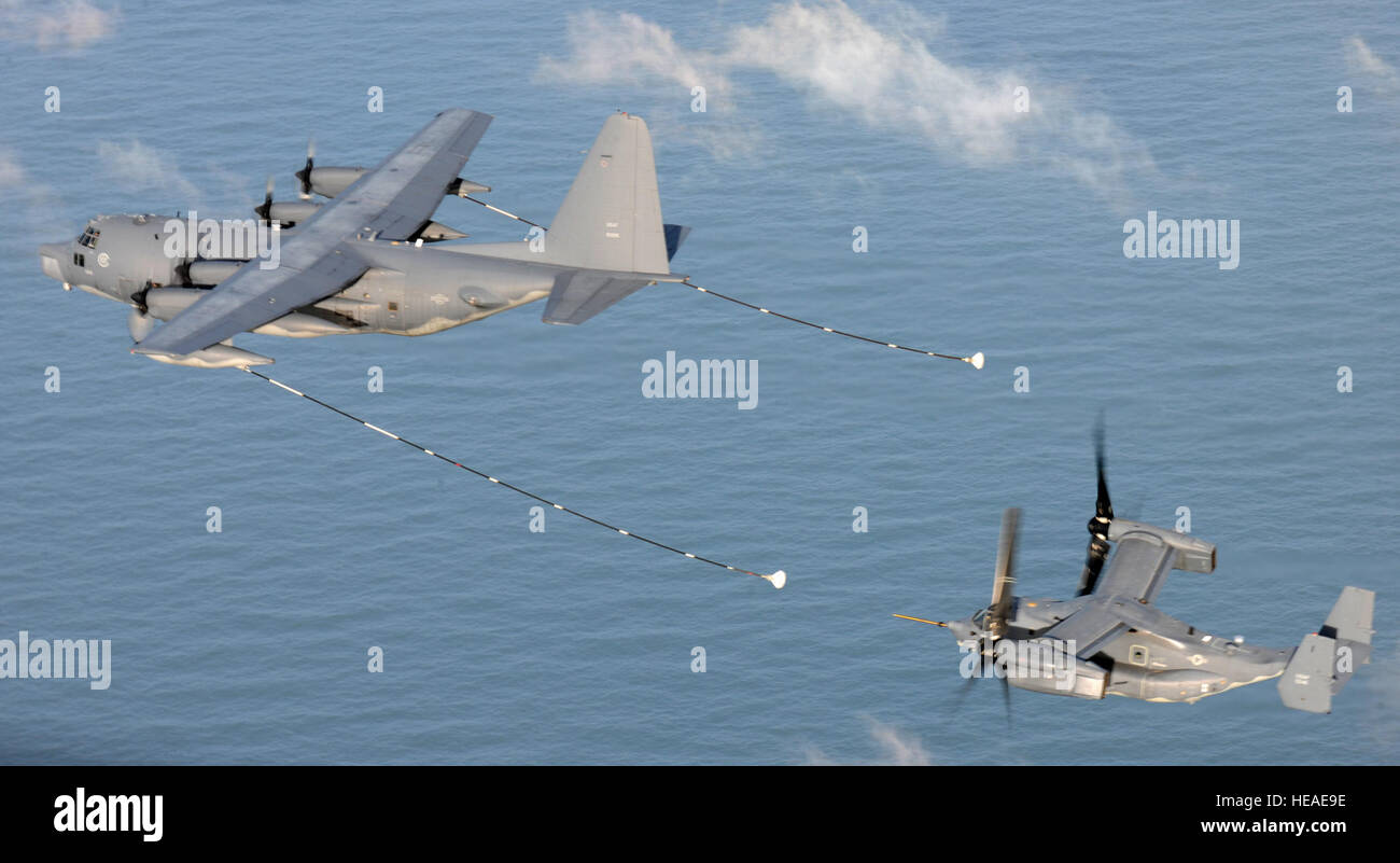 A 67th Special Operations Squadron MC-130P Combat Shadow prepares to ...