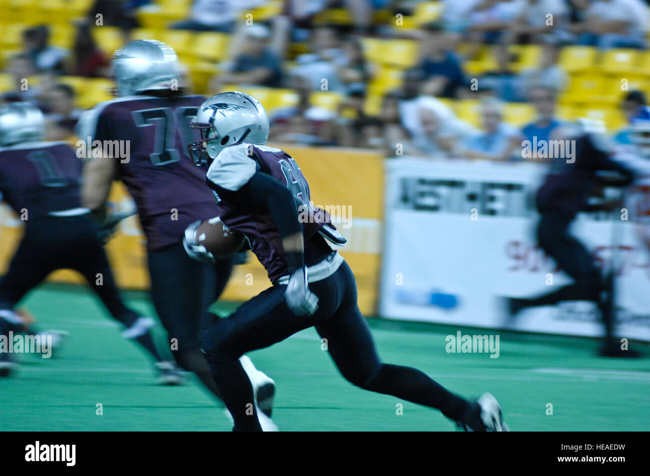 ANCHORAGE, Alaska -- Alaska Wild football player Lavone Nelson returns ...