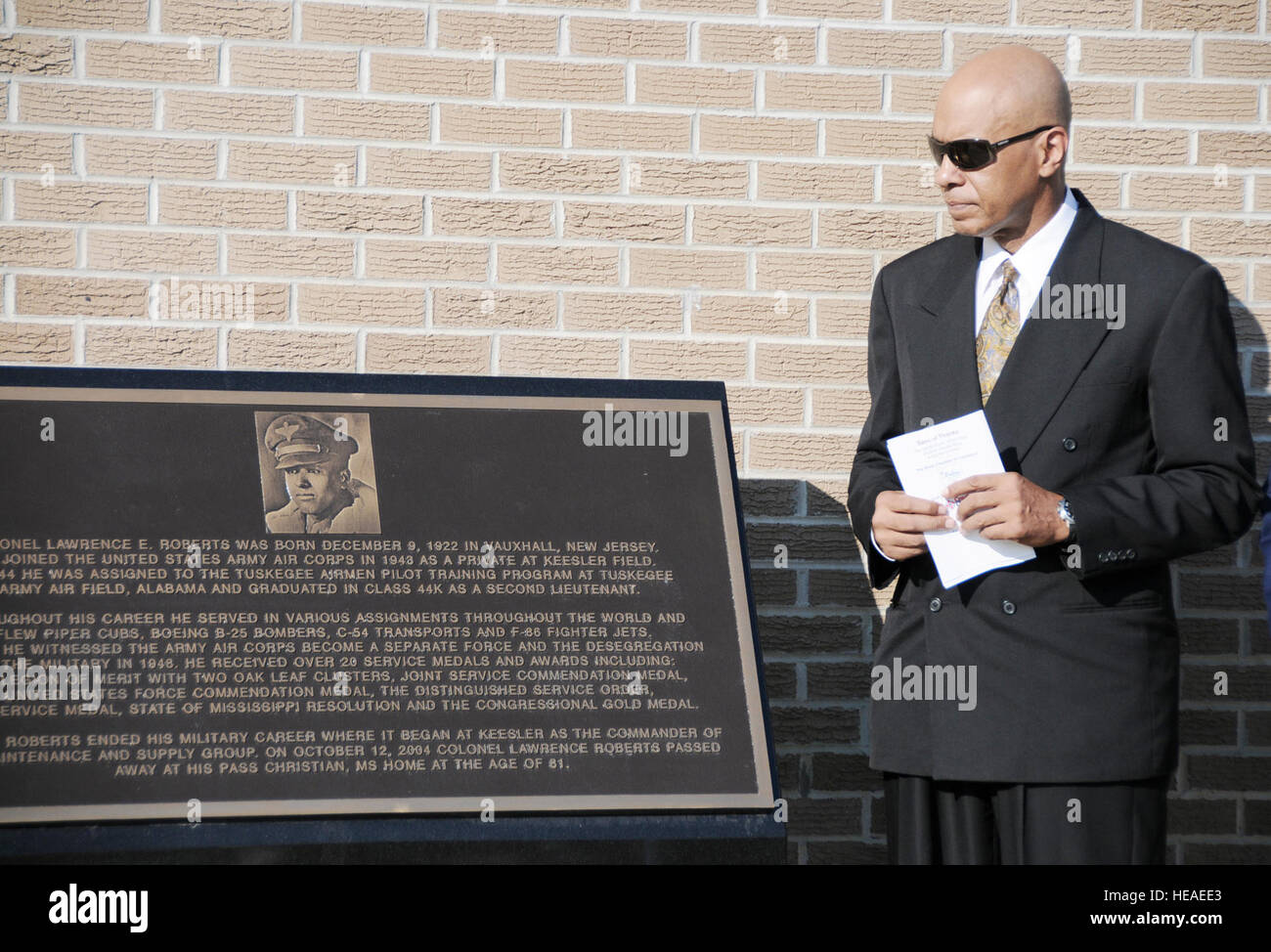 Tuskegee airmen dedication hi-res stock photography and images - Alamy