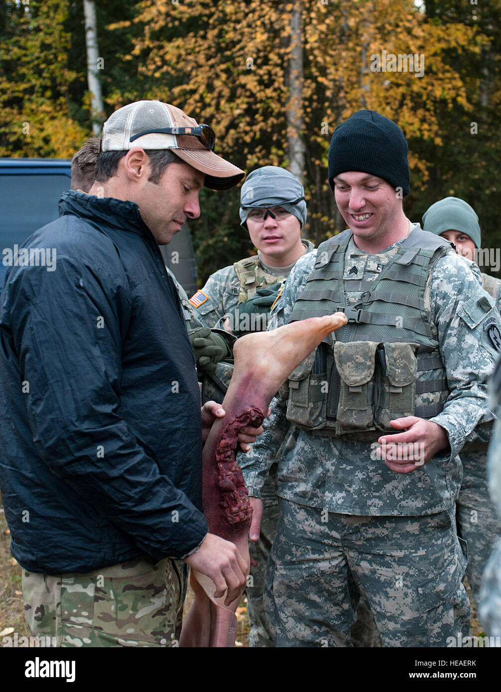 Senior Master Sgt. Jon Davis, 212th Rescue Squadron pararescueman ...