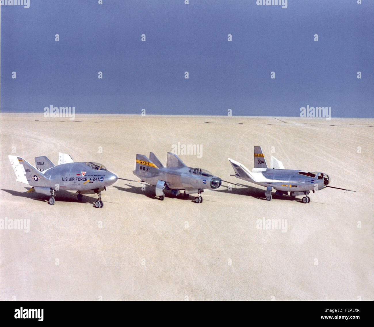 Lifting Bodies: (from left) X-24A, M2-F3 and HL-10 Stock Photo - Alamy