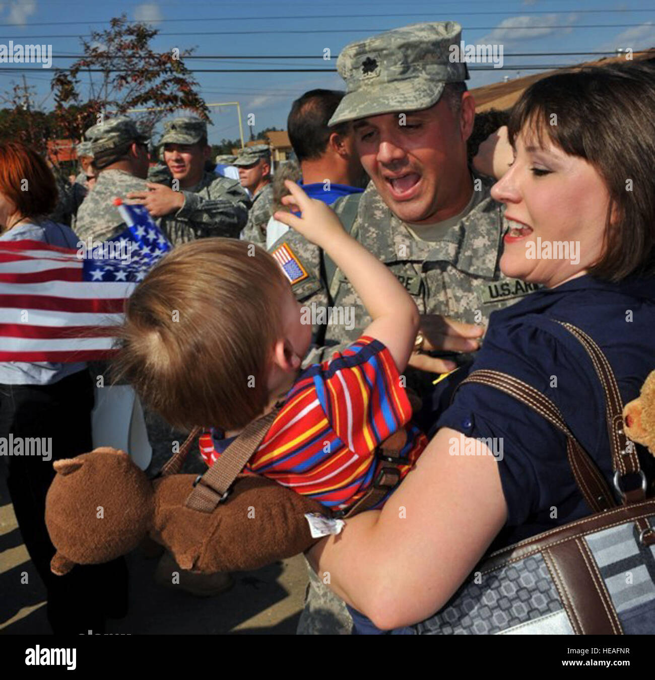 225th louisana guard iraq deployment homecoming hi-res stock ...