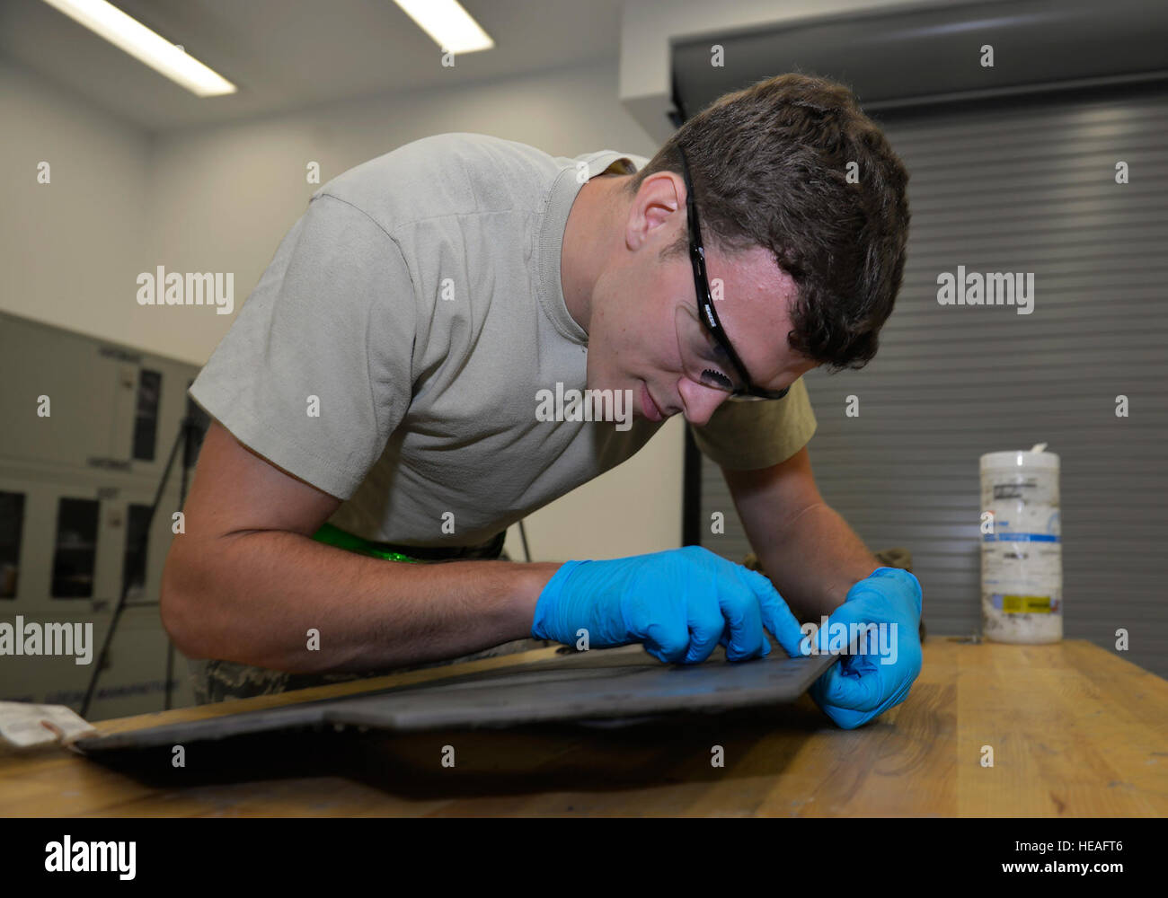 Senior Airman Tyler Quayle, 33rd Maintenance Squadron low observable ...