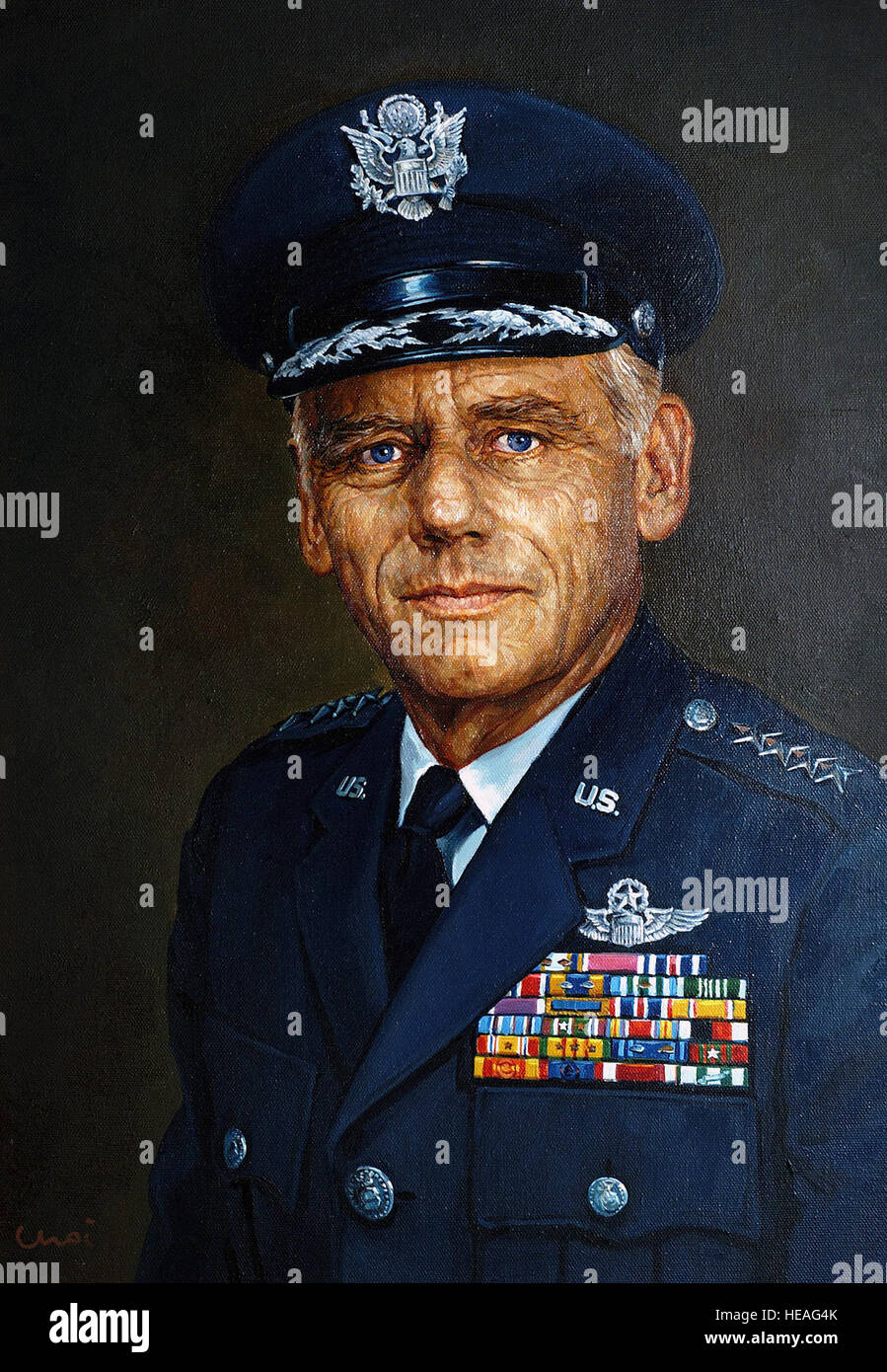 Us army general portrait hi-res stock photography and images - Alamy