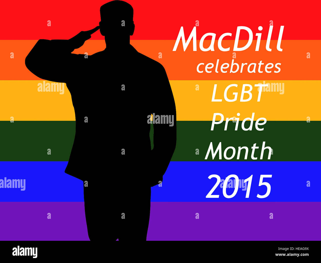 MacDill Air Force Base celebrates LGBT Pride Month with a Rainbow Color ...