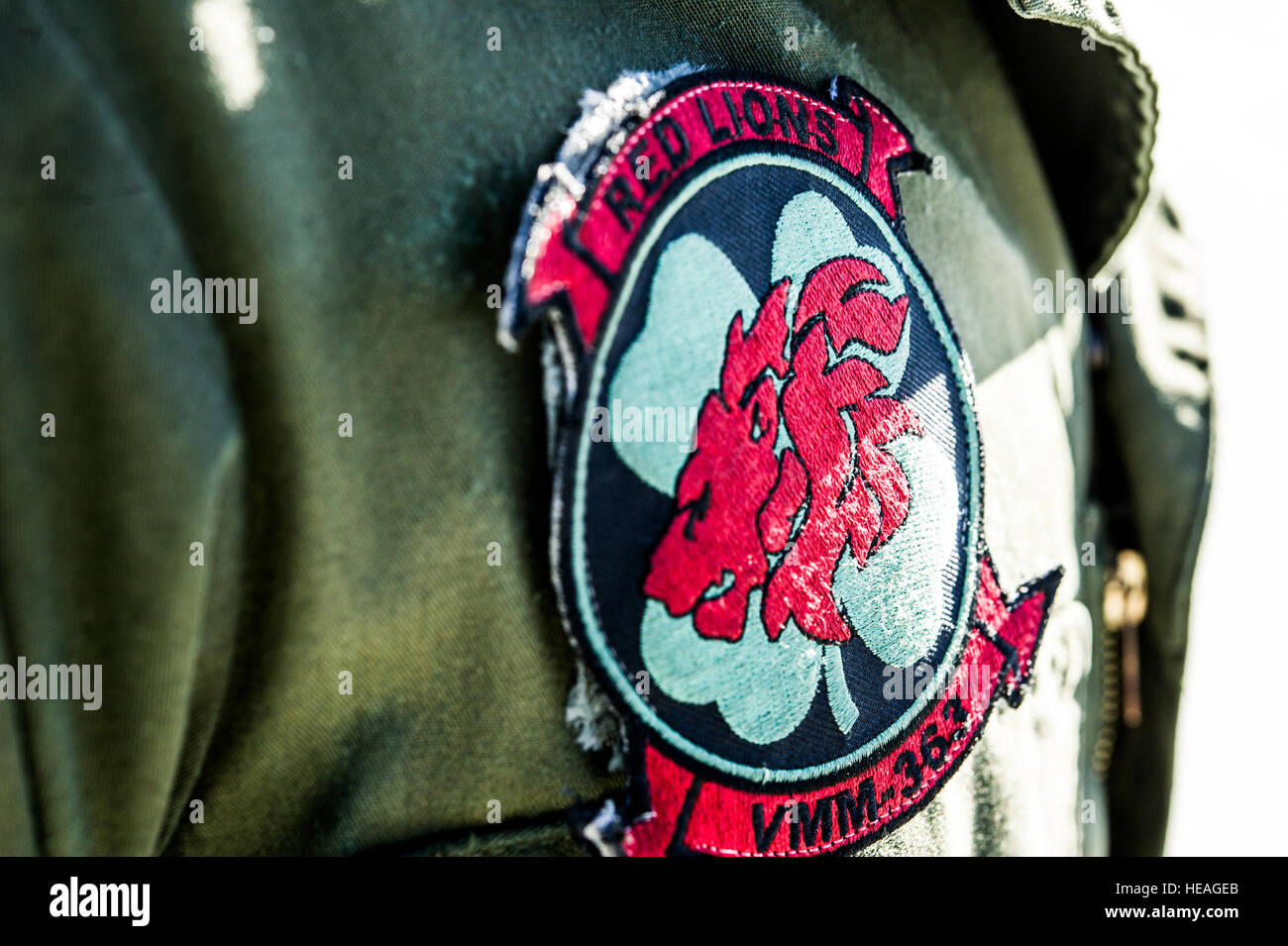 A U.S. Marine avionics technician assigned to Medium Tiltrotor Squadron ...