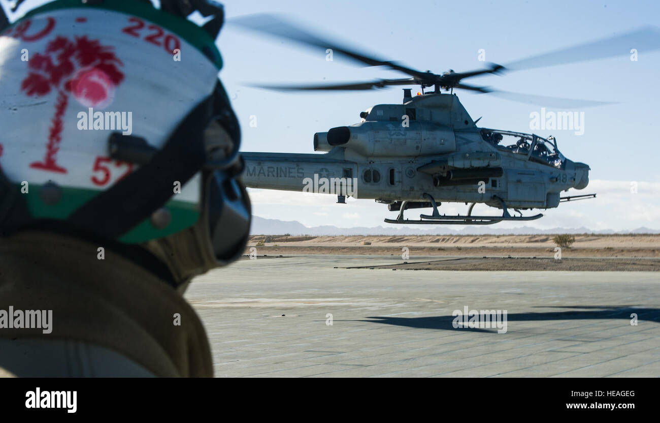 U.S. Marine Sgt. Jeffery Burton, flight line mechanic, Marine Light ...