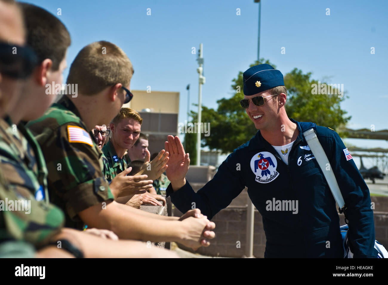 Maj. Jason Curtis, U.S. Air Force Air Demonstration Squadron no. 6 ...
