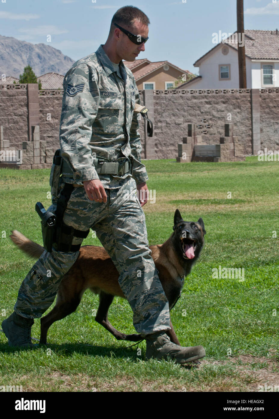 Staff Sgt. Logan Fitzgerald, 99th Security Forces Squadron military ...
