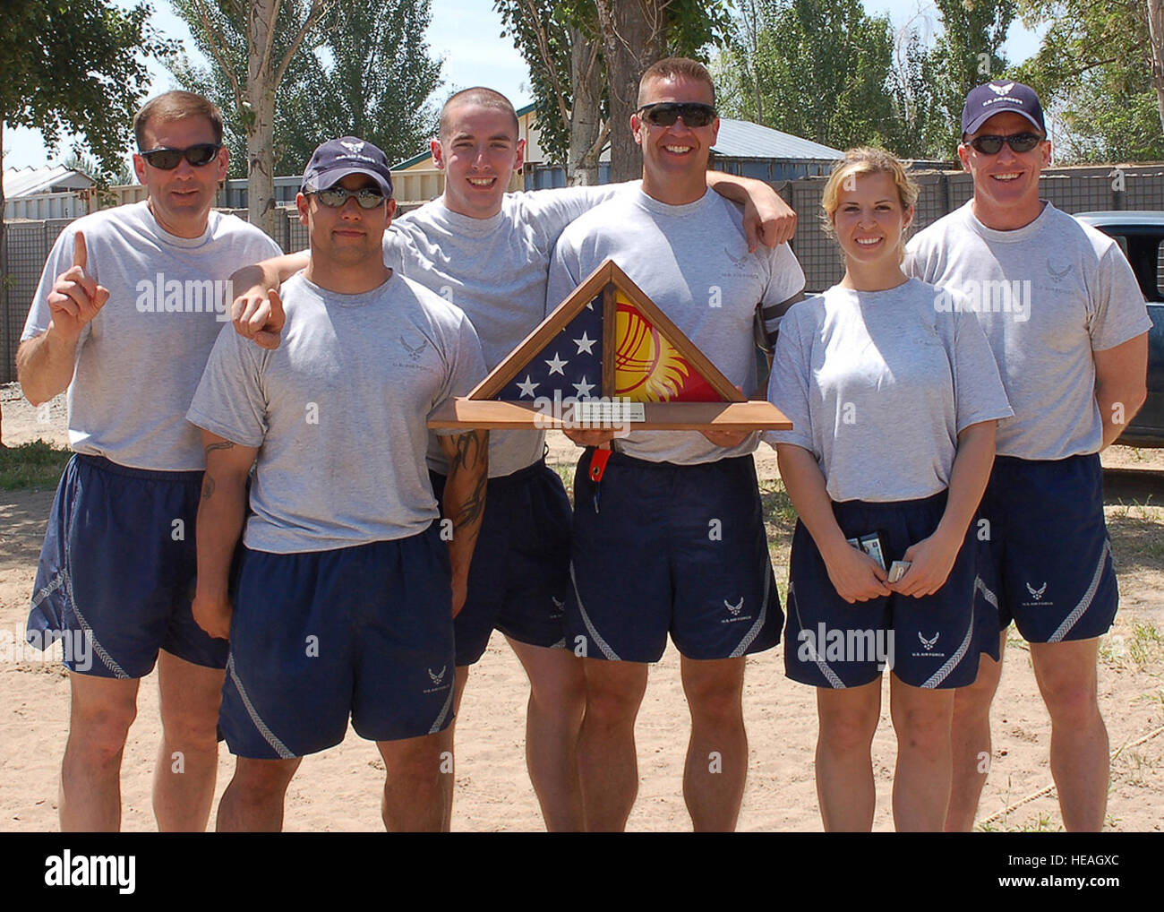 376th air expeditionary wing at manas air base hi-res stock photography ...