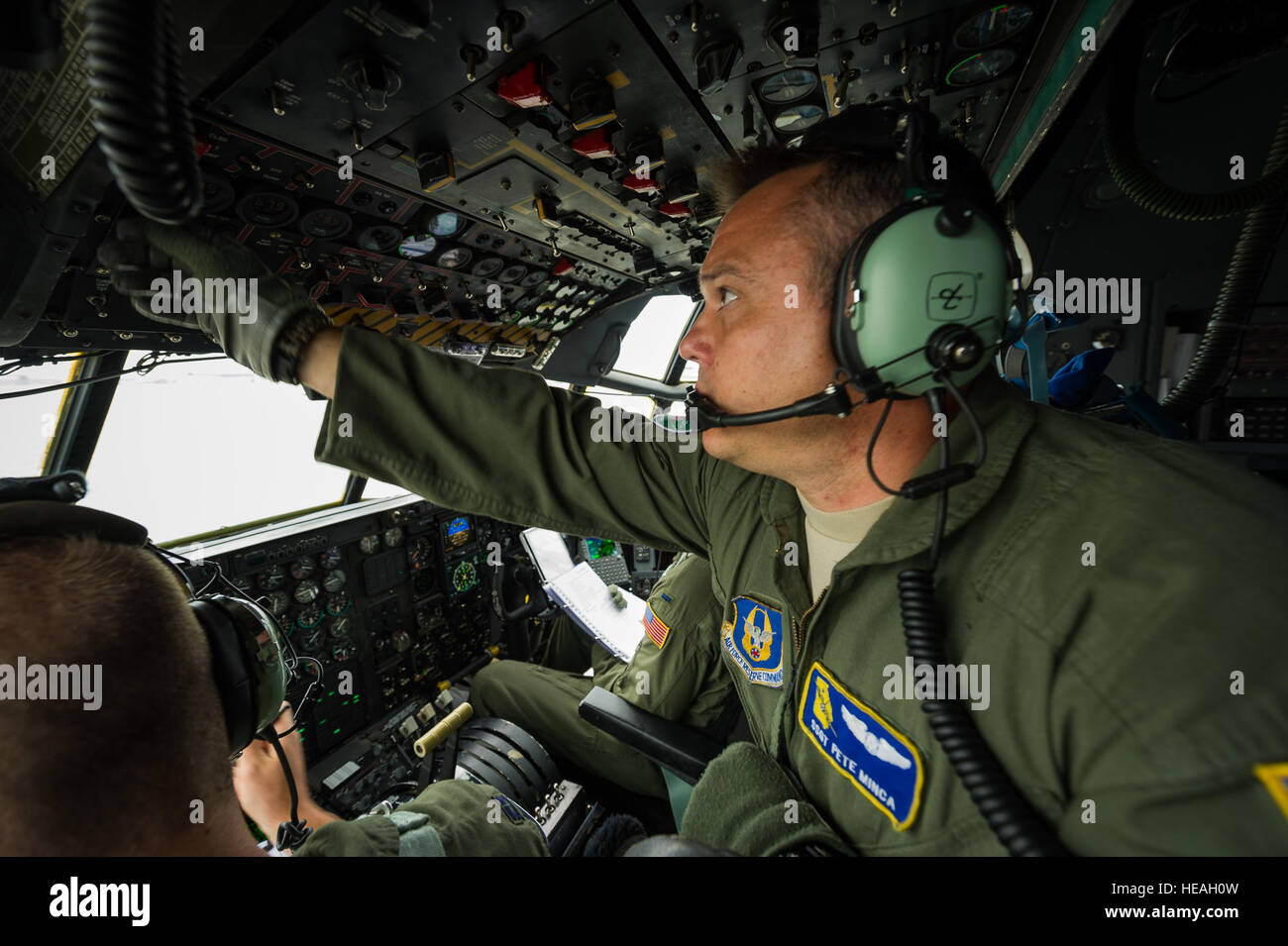 Air Force C-130 Hercules flight engineers from the 94th Airlift Wing ...