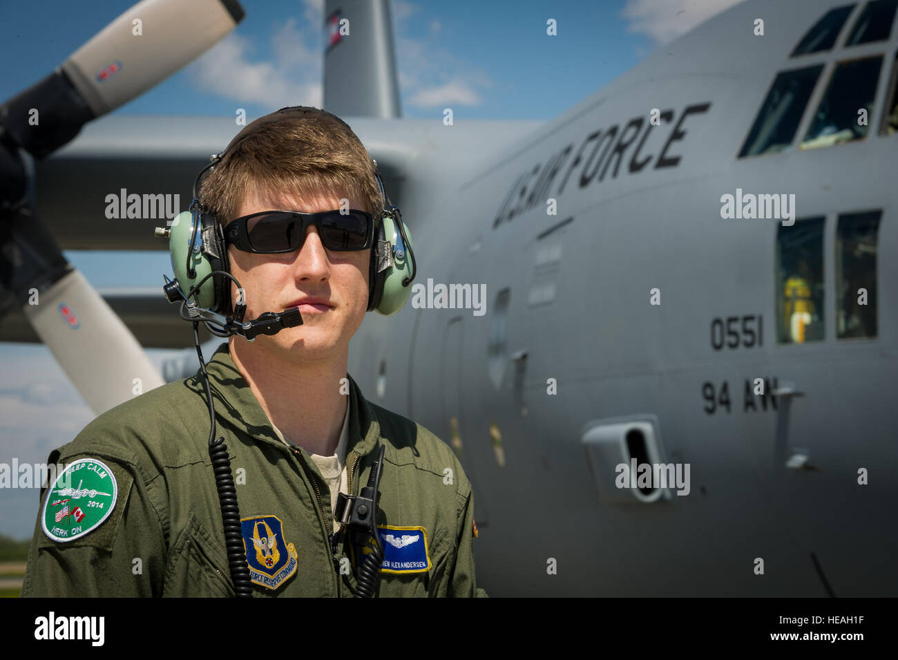 U.S. Air Force Staff Sgt. Andrew Alexandersen, C-130 Hercules ...