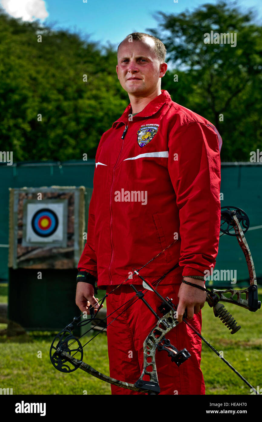 U.S. Marine Corps Lance Cpl. Matthew Roach, Wounded Warrior Battalion ...