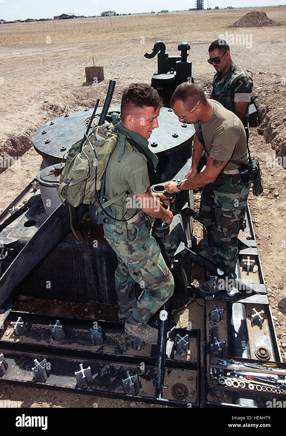 Marines from Marine Wing Support Squadron 273, Beaufort, South Carolina ...