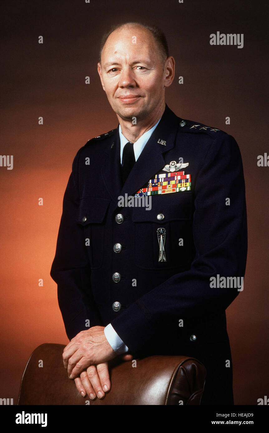 LGEN Melvin F. Chubb Jr., USAF (uncovered Stock Photo - Alamy
