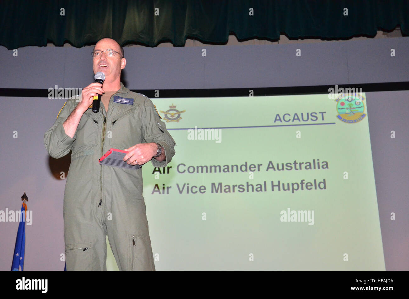 Royal Australian Air Force Air Vice Marshal Mel Hupfeld, Air Commander ...