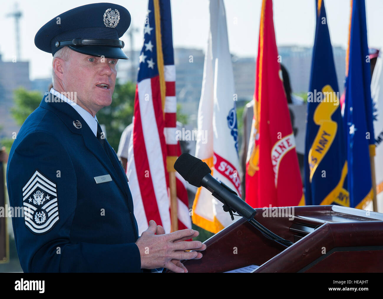 Chief master sgt of the air force james a hi-res stock photography and ...