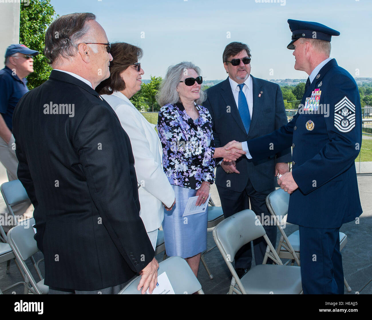 Chief Master Sgt. of the Air Force James A. Cody thanks Gold Star ...