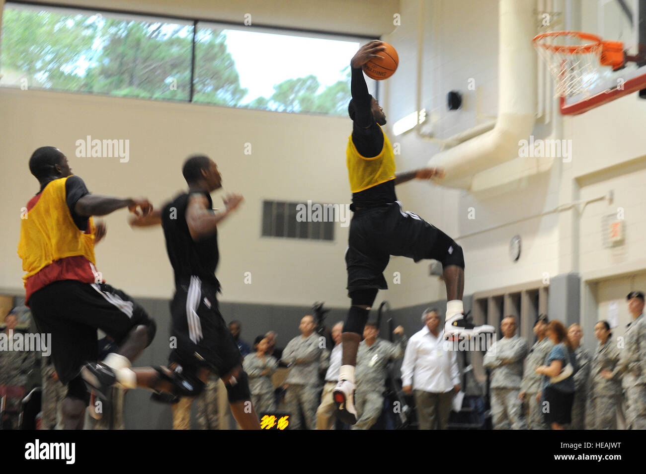 Lebron James Practice Dunk
