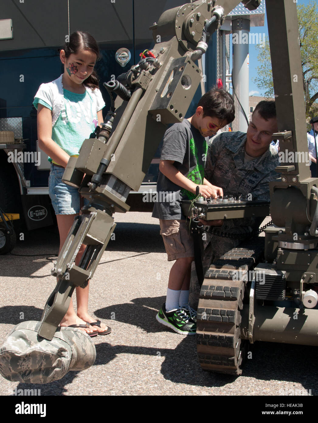 Senior Airman Eric Johnson, 90th Civil Engineer Squadron Explosive ...