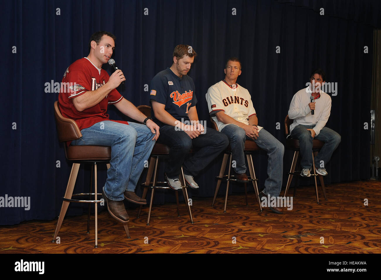 Major League Baseball players attend the National Prayer Breakfast at ...