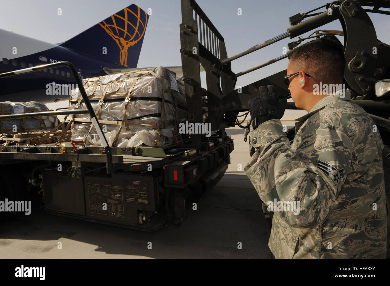 Senior Airman Adrian Gonzales, deployed with the 380th Expeditionary ...