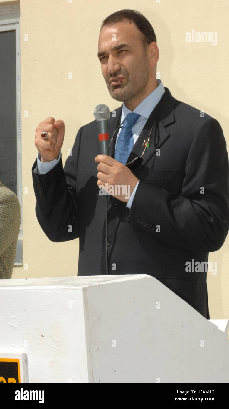 MAZAR-E-SHARIF, Afghanistan (March 25, 2010) - Mohammad Atta Noor ...