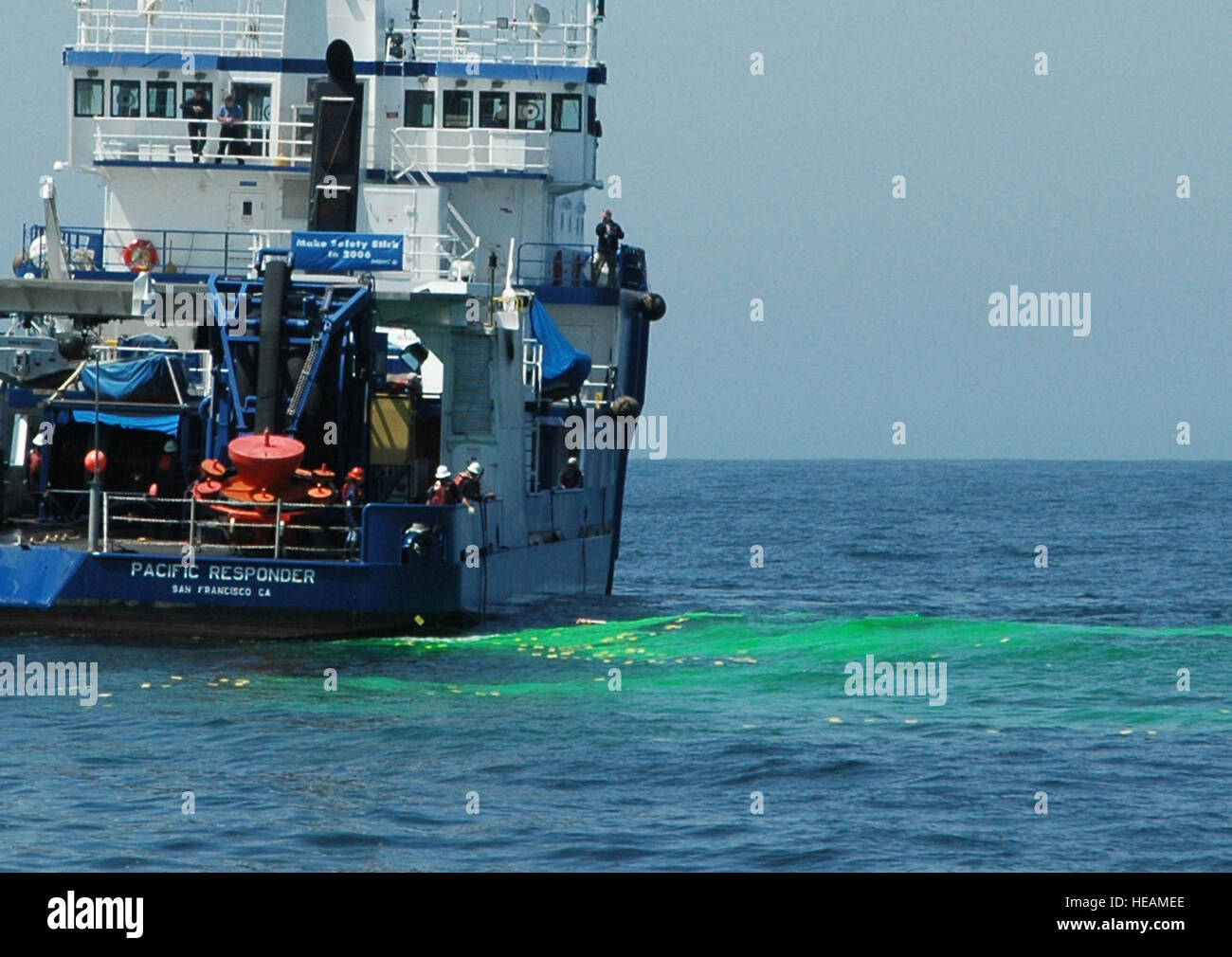 THE GULF OF THE FARALLONES -- Marine Spill Response Corporation crew ...
