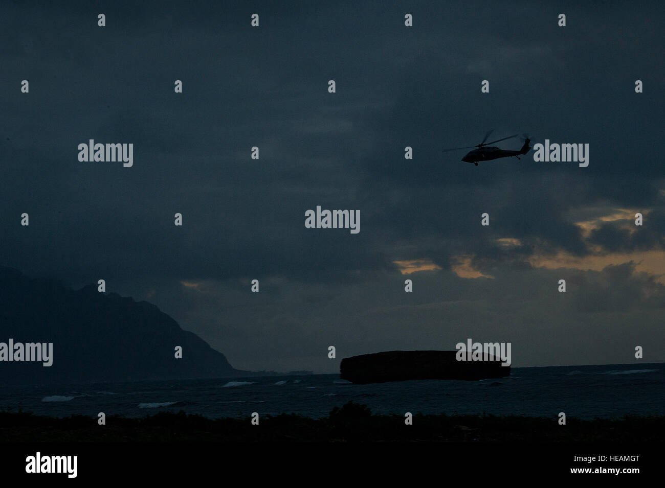 A U.S. Navy MH-60S Nighthawk helicopter from Helicopter Sea Combat ...