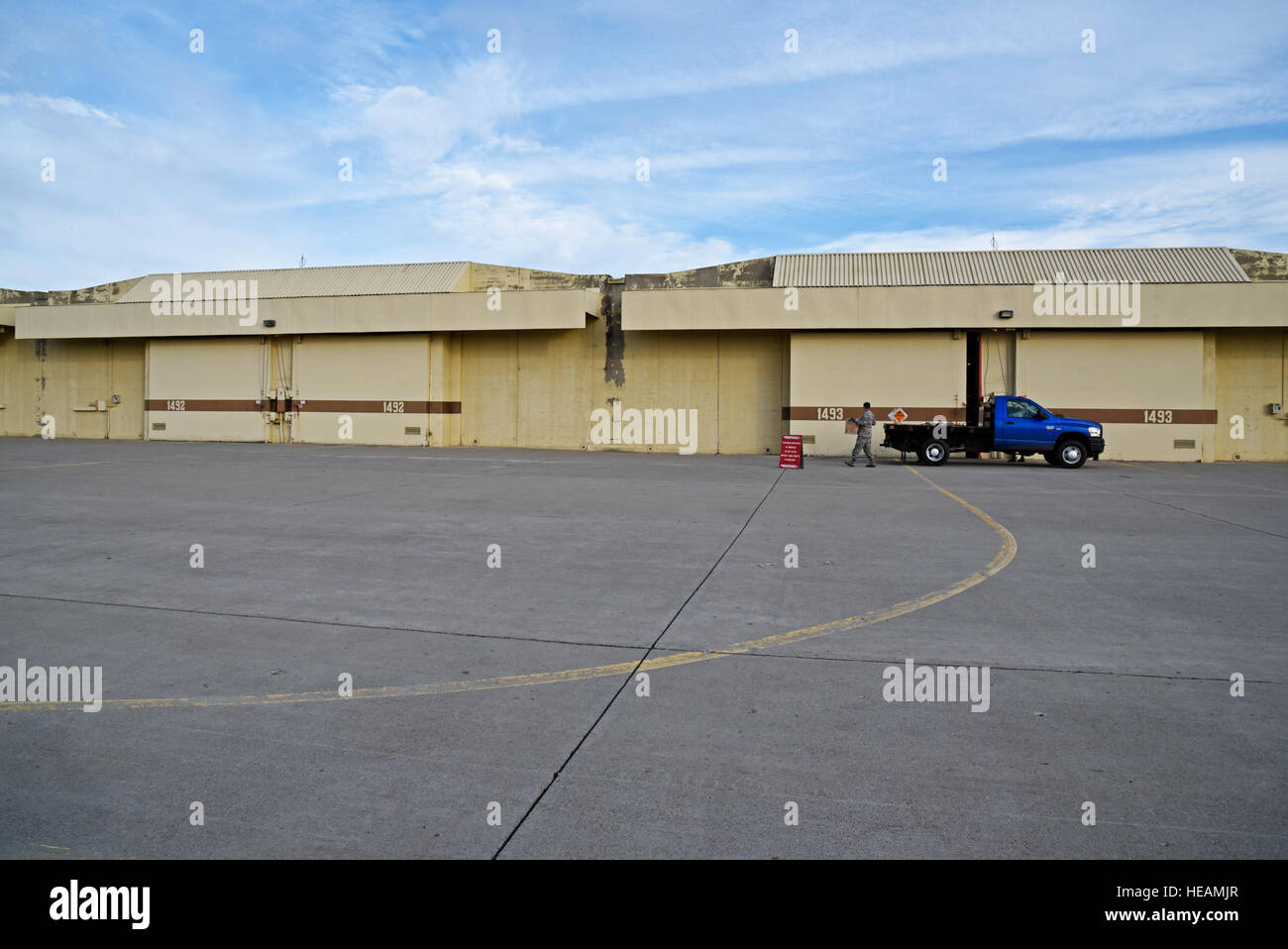 Airmen of the 92nd Maintenance Squadron munitions storage team move ...