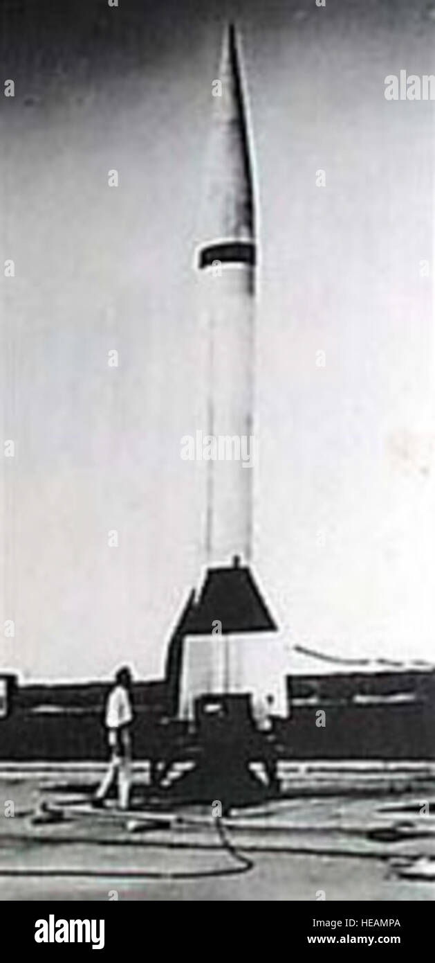 The first U.S.-designed ballistic missile was the MX-774, developed by ...
