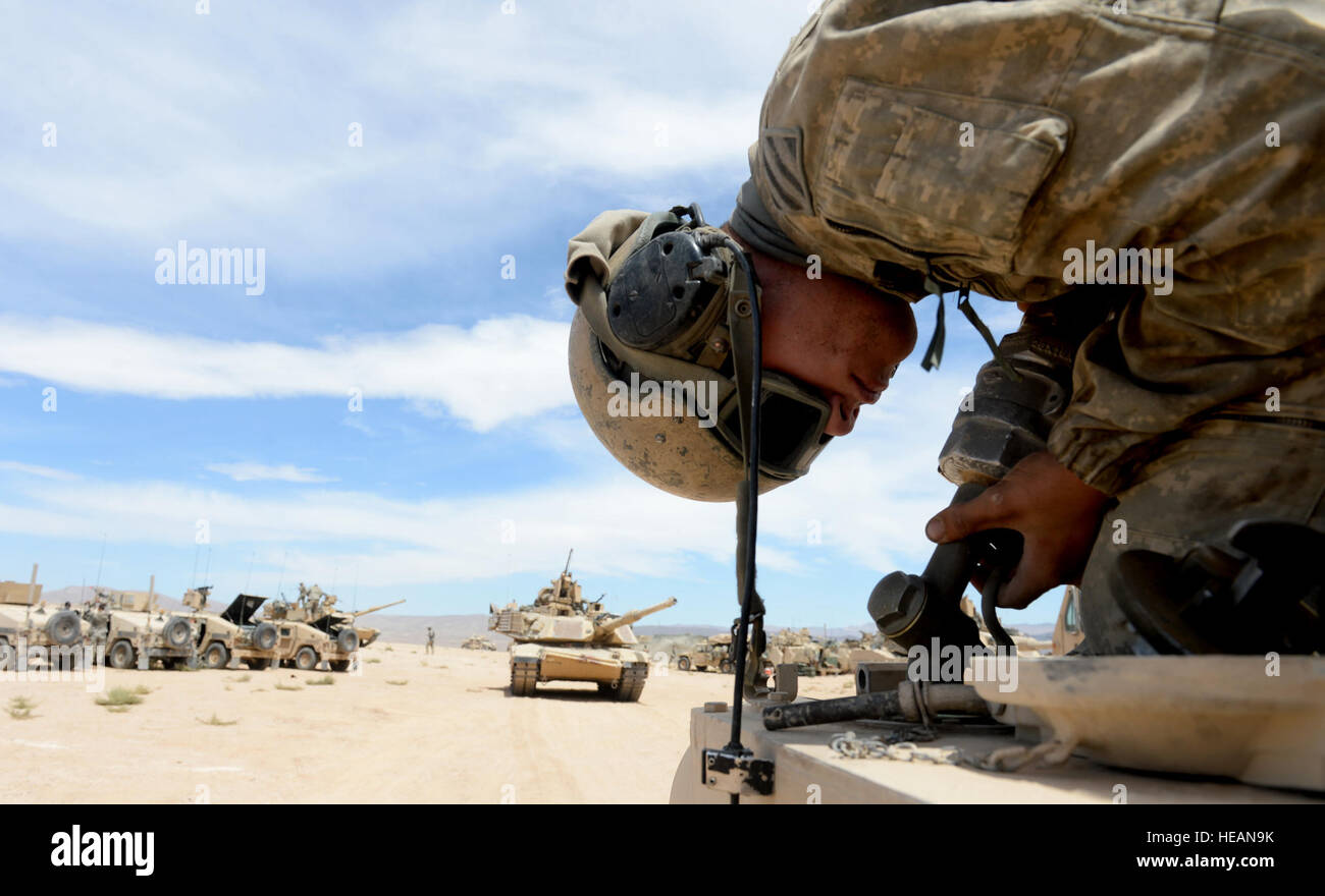 A U.S. Army Soldier from 3rd Combined Arms Battalion, 69th Armor ...