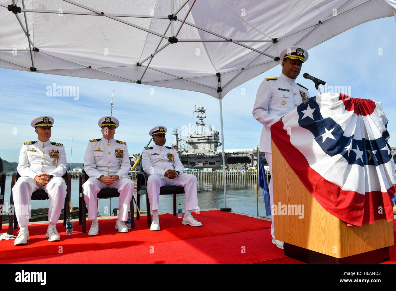 Change command ceremony naval hi-res stock photography and images - Alamy