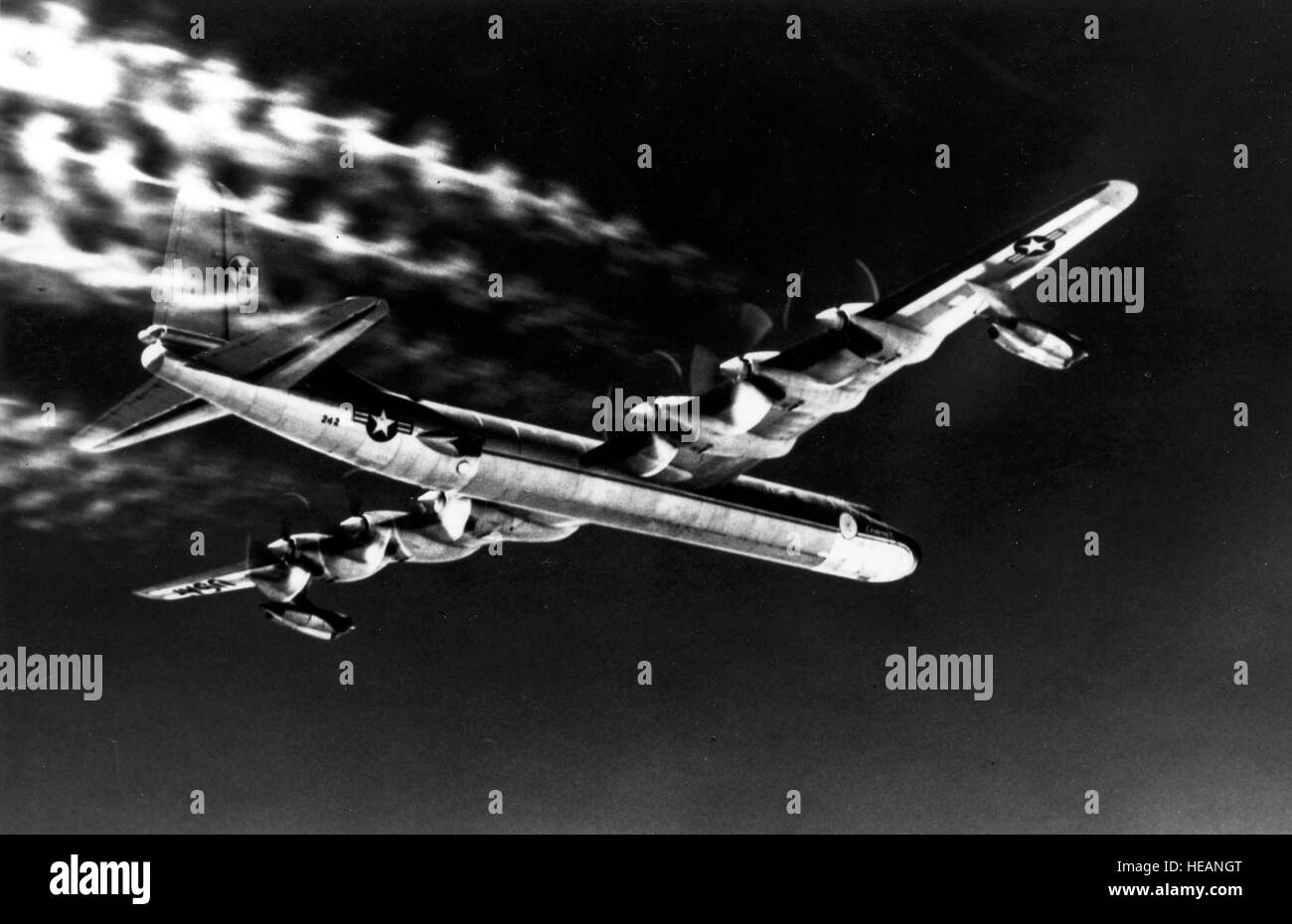 Convair NB-36H in flight. (U.S. Air Force photo Stock Photo - Alamy