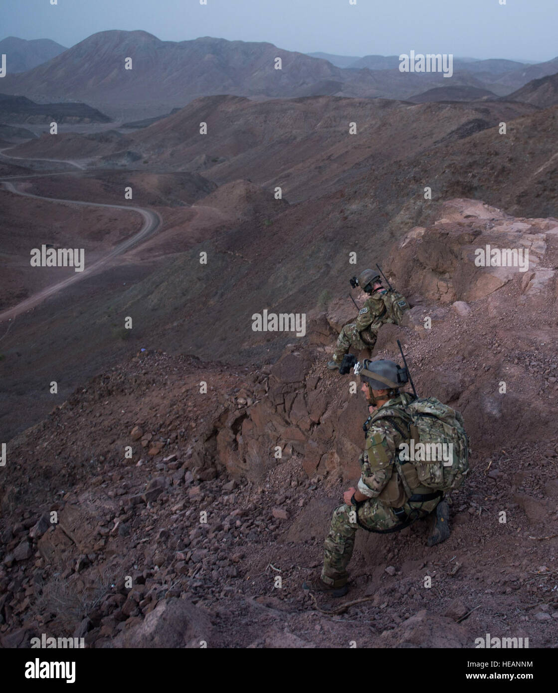 Joint tactical air controllers from Detachment 1, 82nd Expeditionary ...