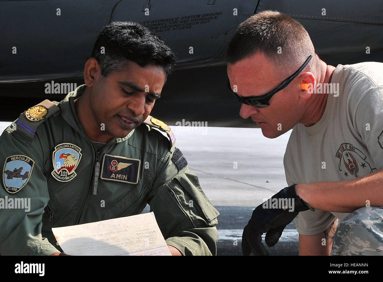 Tech. Sgt. Randy Walgren, 36th Mobility Response Squadron NCO in charge of aerial port ...
