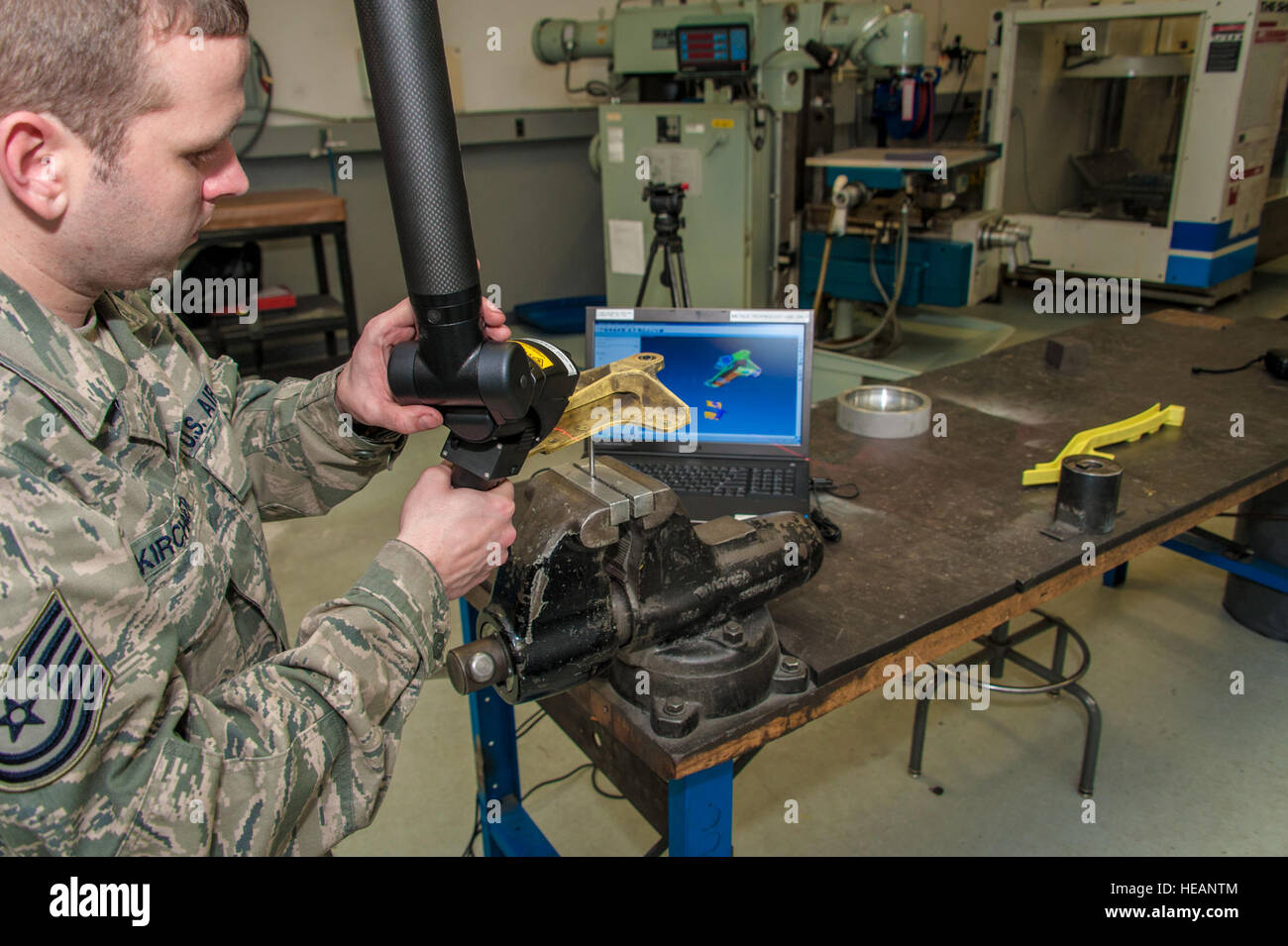 Tech. Sgt. Gregory Kirchner, 92nd Maintenance Squadron aircraft metals ...