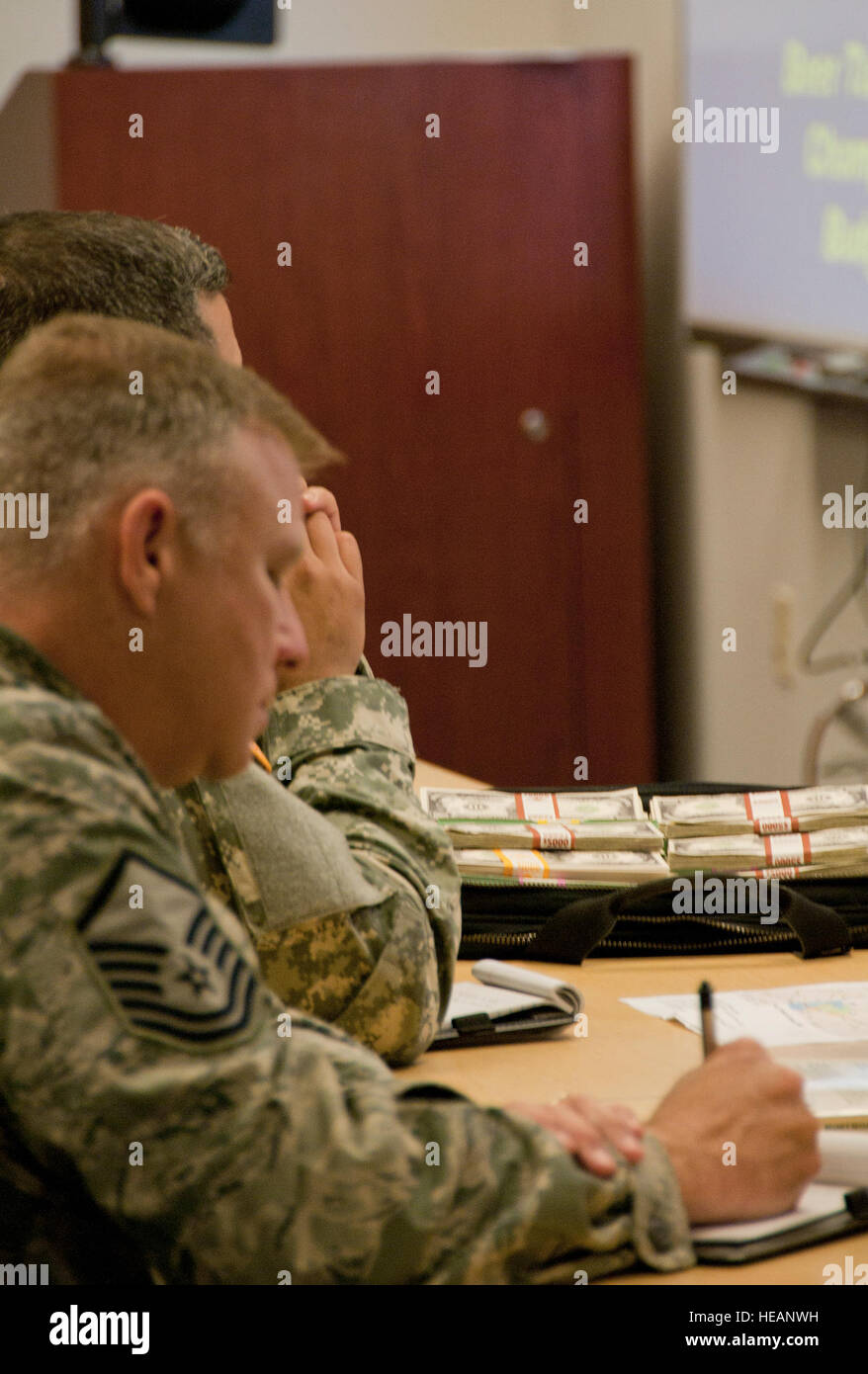 National Guard Counterdrug personnel attend a Counter Threat Finance ...