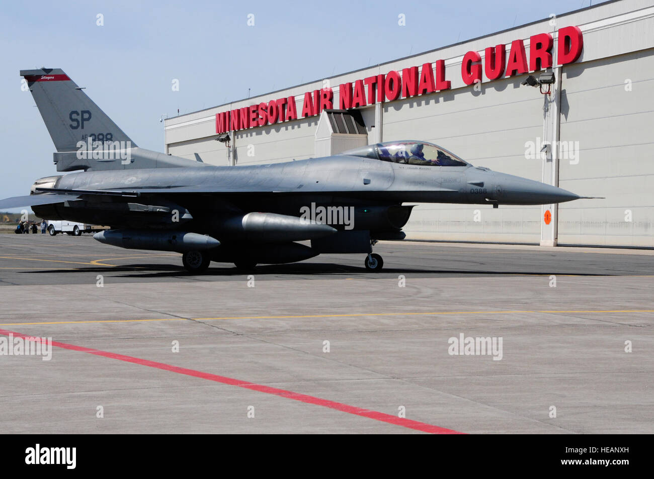 An F-16C Block 50 Fighting Falcon from Spangdahlem Air Base, Germany ...