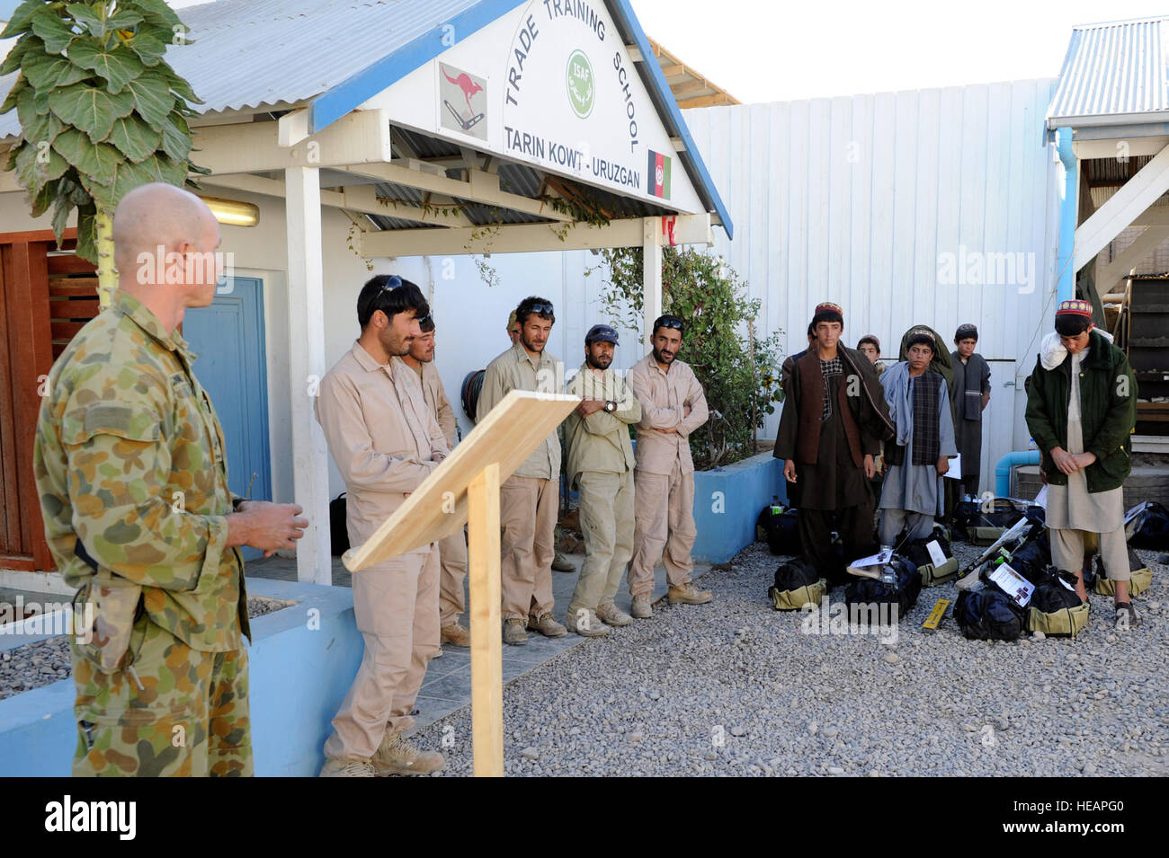 Australian army Lance Cpl. Jason Corradi, Royal Australian engineers ...