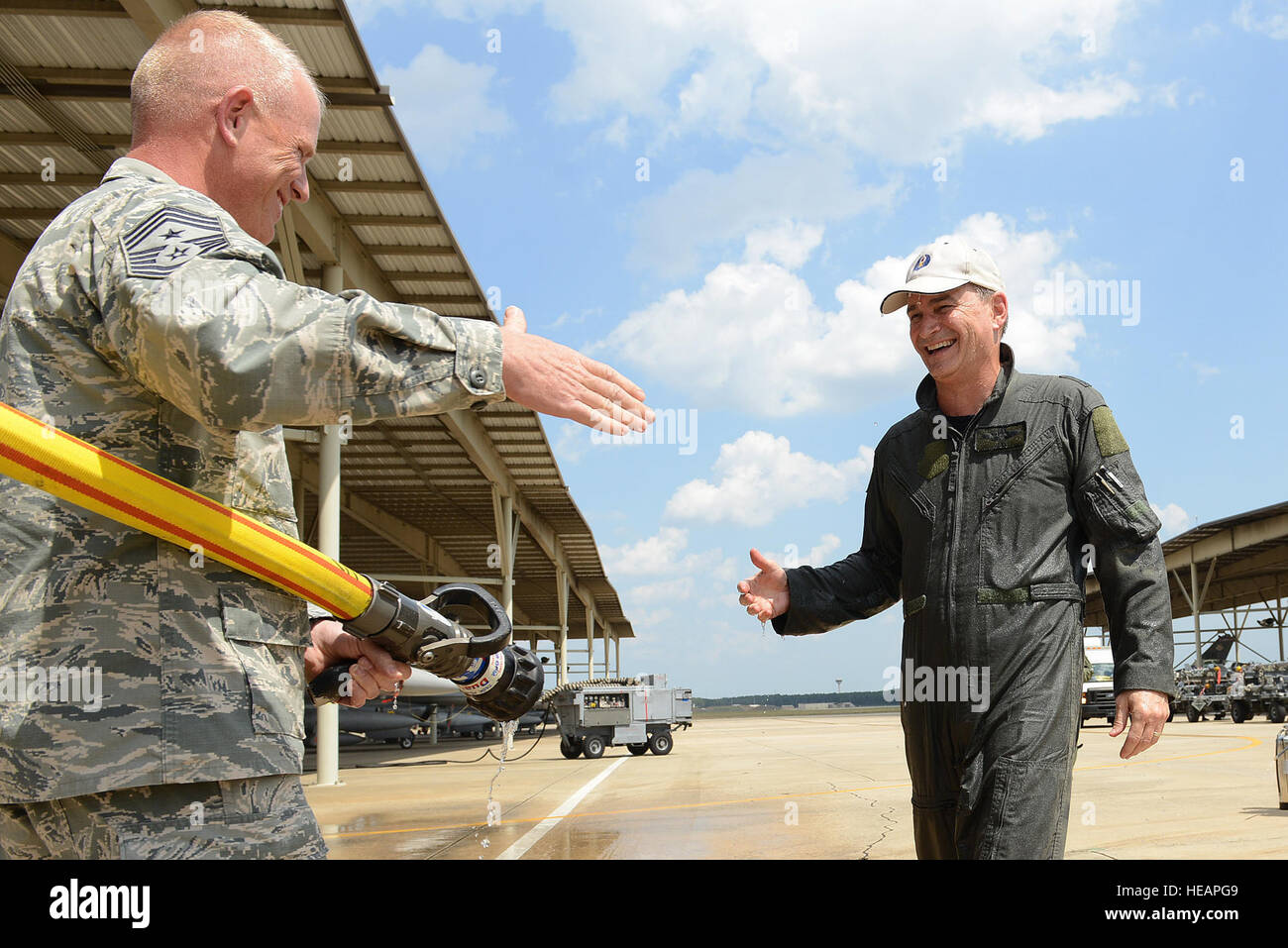 U.S. Air Force Maj. Gen. H.D. Polumbo Jr., Ninth Air Force commander ...