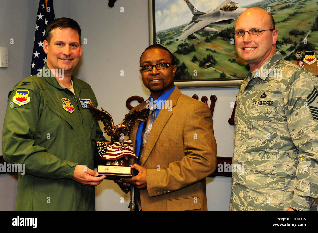 Lew Barron, 20th Mission Support Group computer assistant flight ...