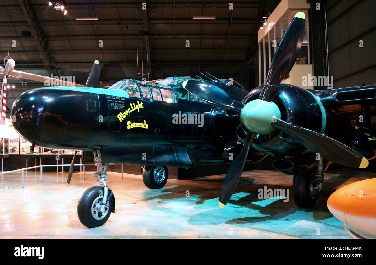 DAYTON, Ohio -- Northrop P-61C Black Widow in the Air Power Gallery at ...