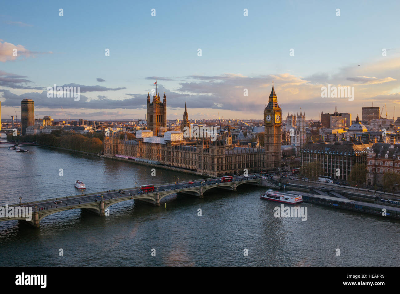 London eye sunset hi-res stock photography and images - Alamy