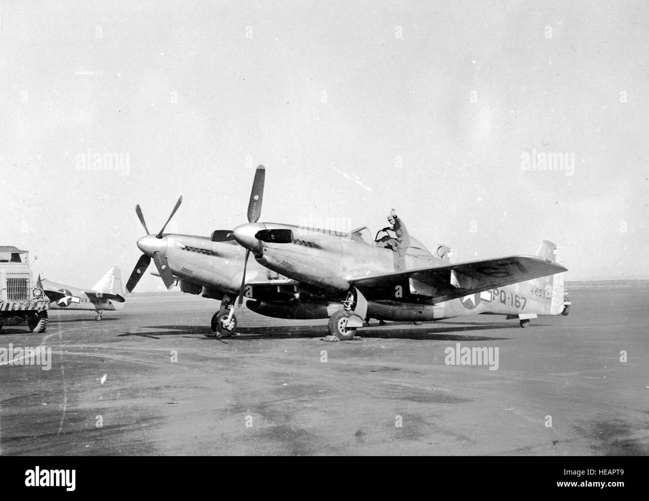North American F-82B. (U.S. Air Force photo Stock Photo - Alamy